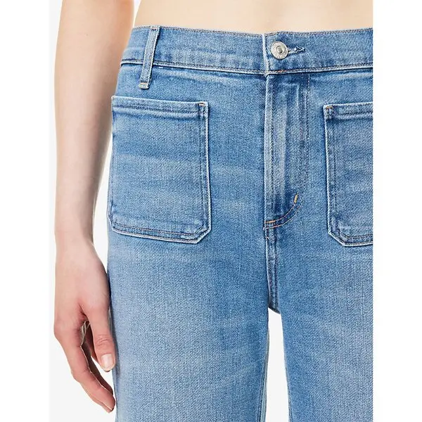 Citizens Of Humanity Kimberly Patch Pocket Soft-stretch Cotton Denim Jeans - Adore