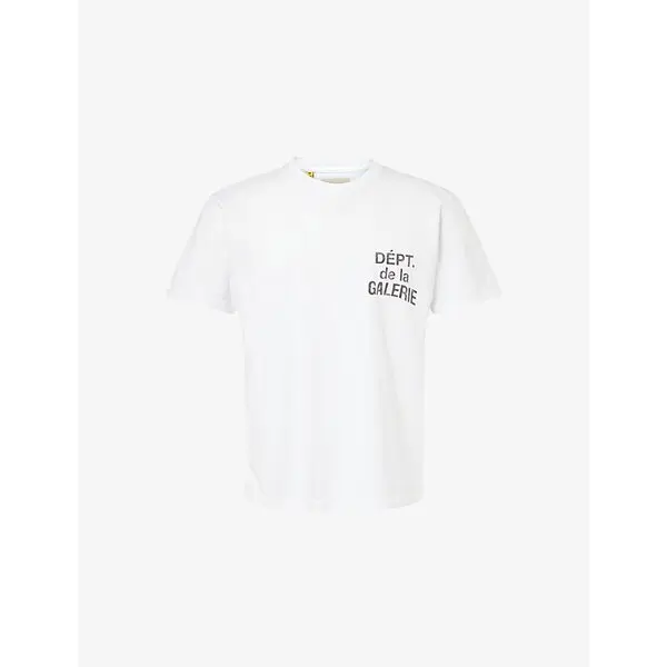 GALLERY DEPT. French Graphic-print Short-sleeve Cotton T-shirt - White