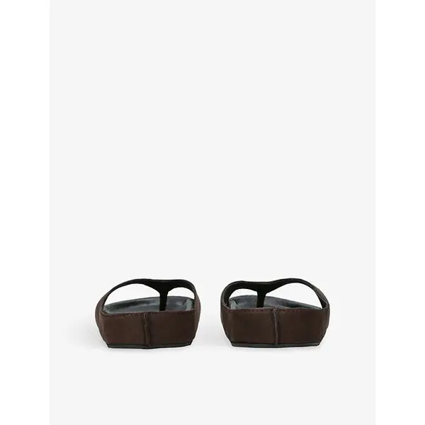 JUDE Suede Sandals - Brown