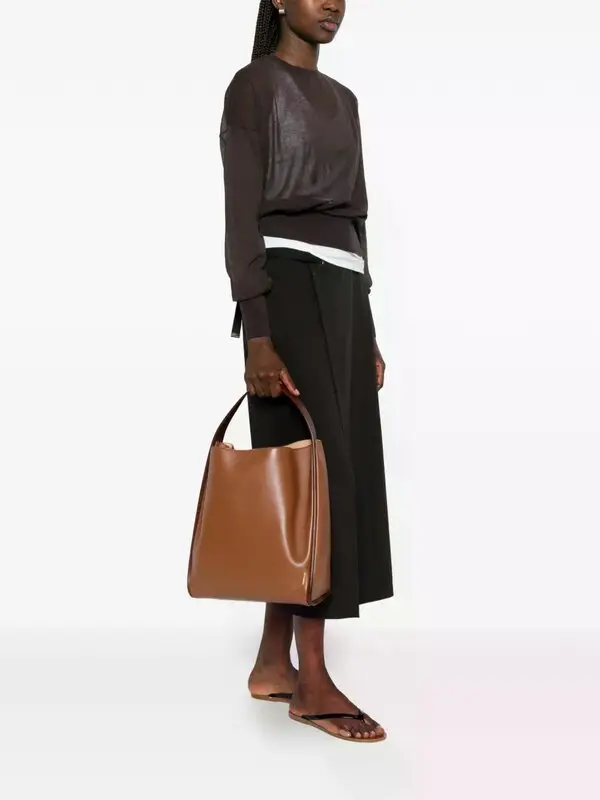 JIL SANDER Pivot Tote Bag - Brown