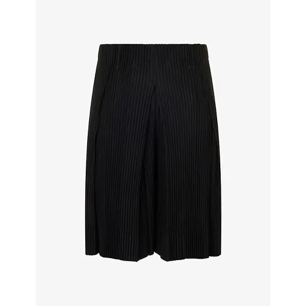 Issey Miyake Homme Plissé Tailored Pleats Pleated Shorts