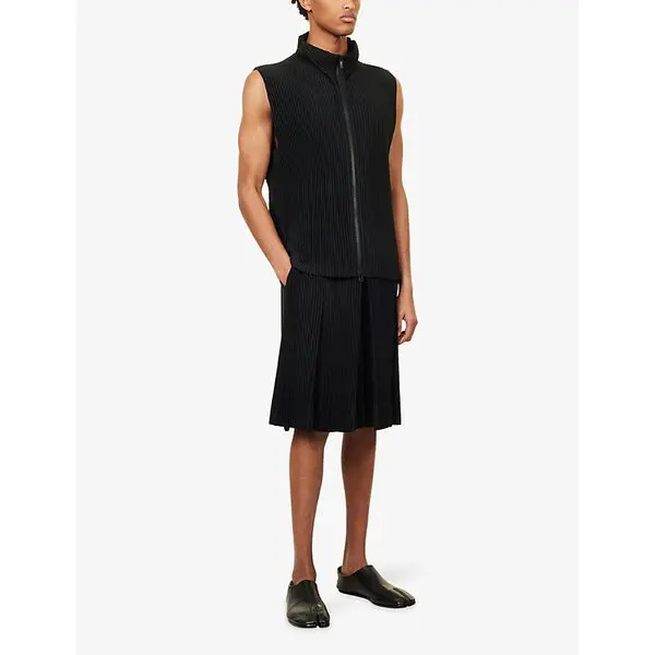 Issey Miyake Homme Plissé Tailored Pleats Pleated Shorts