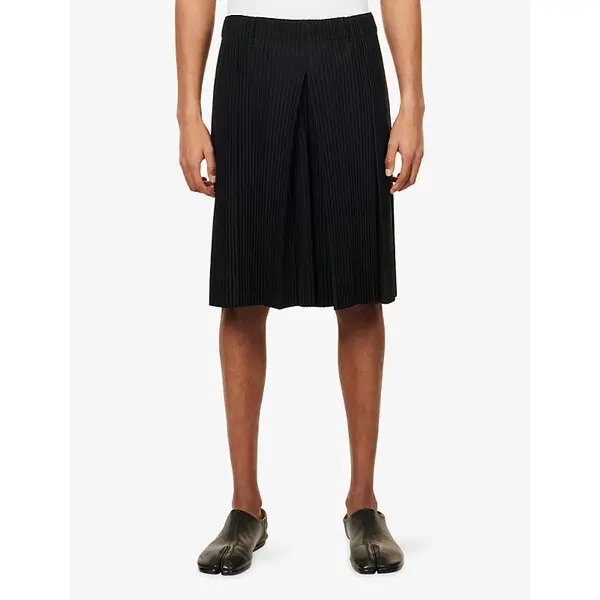 Issey Miyake Homme Plissé Tailored Pleats Pleated Shorts