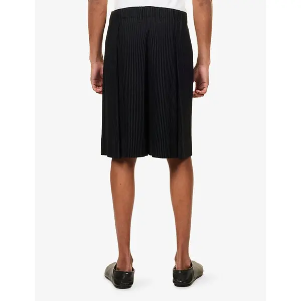 Issey Miyake Homme Plissé Tailored Pleats Pleated Shorts