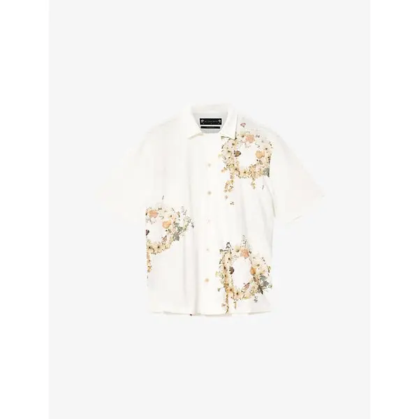 ALLSAINTS Fleur Lis Floral-print Cotton Shirt