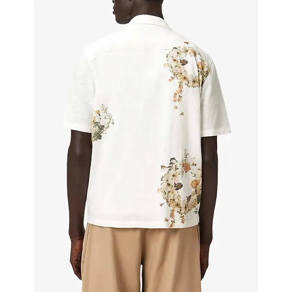 ALLSAINTS Fleur Lis Floral-print Cotton Shirt