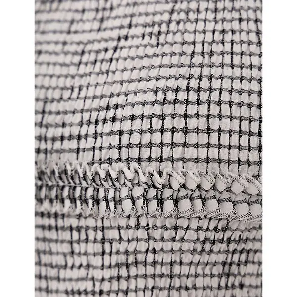 AMY LYNN Gingham-print Smocked Cotton Midi Dress