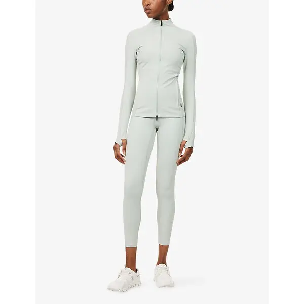 On Studio Training Jacket With High Neck And Thumbholes