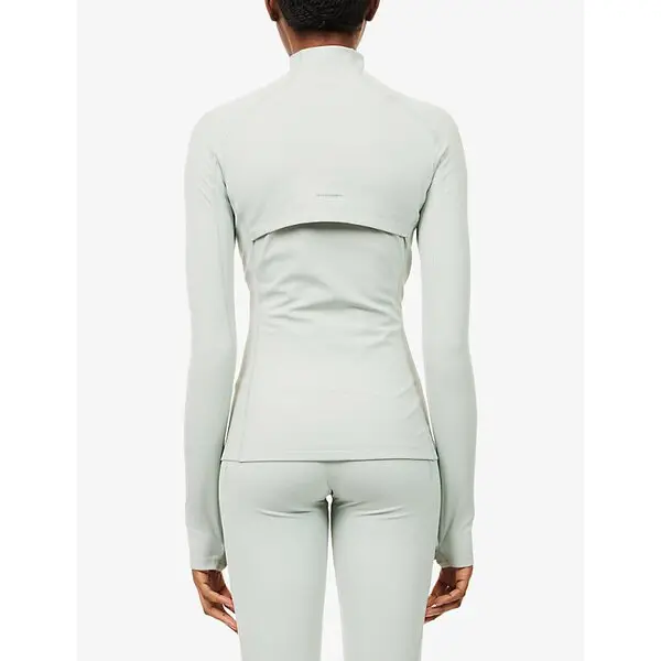 On Studio Training Jacket With High Neck And Thumbholes