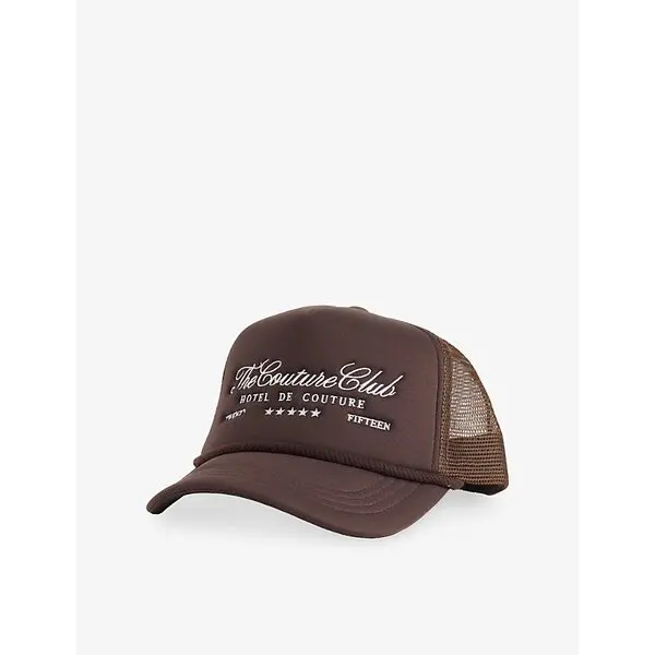 THE COUTURE CLUB Cotton Baseball Cap - Brown