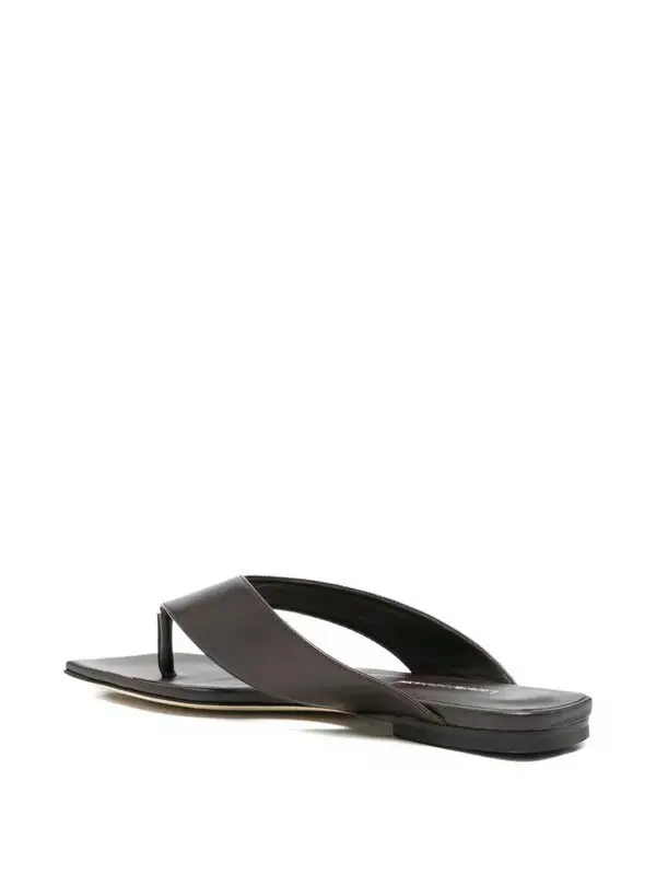 Lorena Antoniazzi Square-toe Flat Sandals