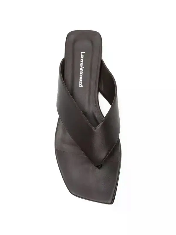 Lorena Antoniazzi Square-toe Flat Sandals