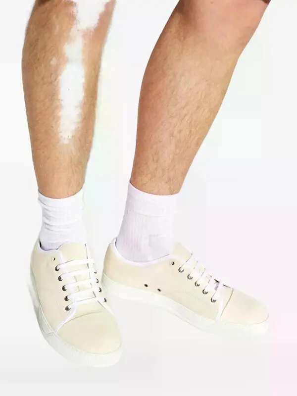 LANVIN Dbb1 Canvas Sneakers - Neutrals