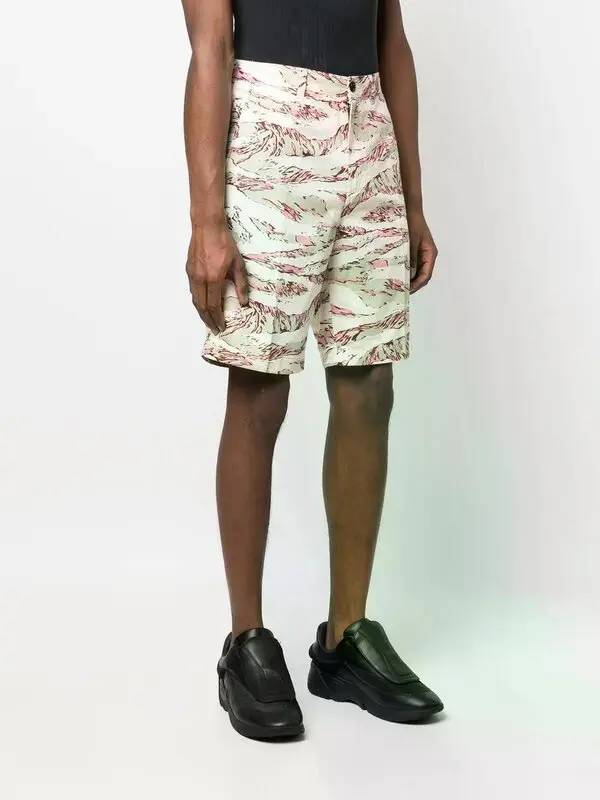 DIESEL® P-haty-hs Shorts With Camouflage Pattern