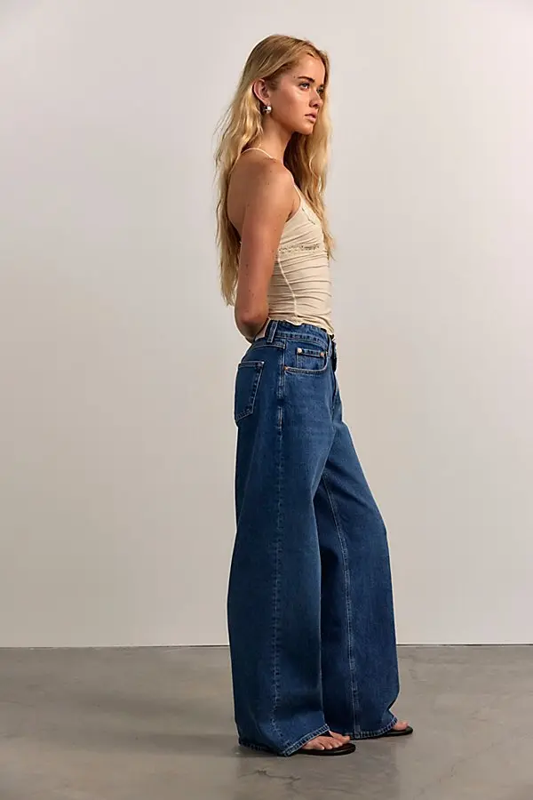 Closed Jayla Wide Leg Jeans - Mid Blue