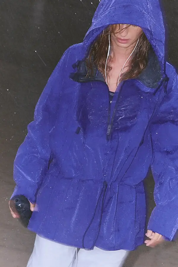Free People Misty Mountain Waterproof Pullover Jacket - Jam