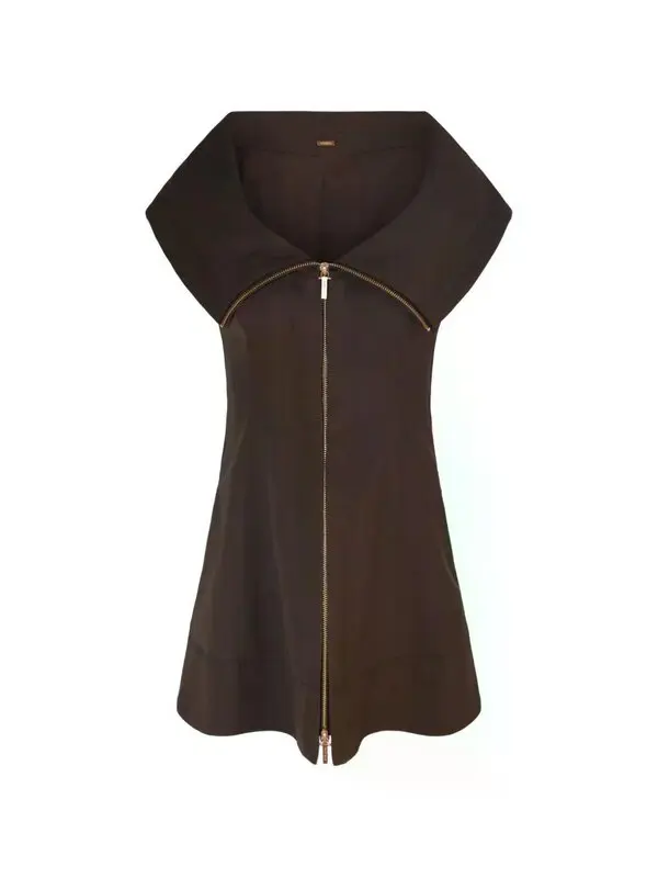 Cult Gaia Avie Zip-up Mini Dress