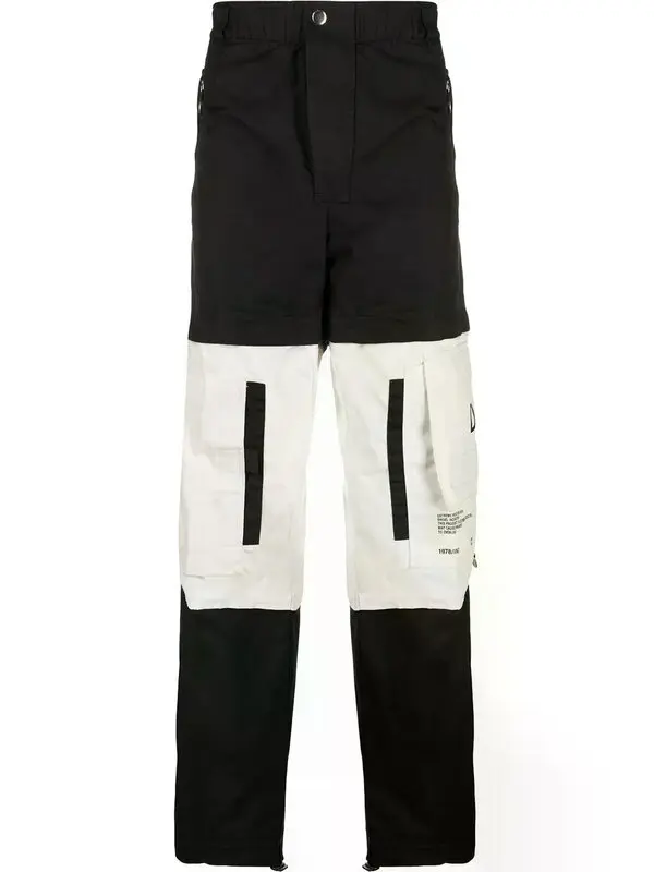 DIESEL® Two-tone Convertible Trousers - Black