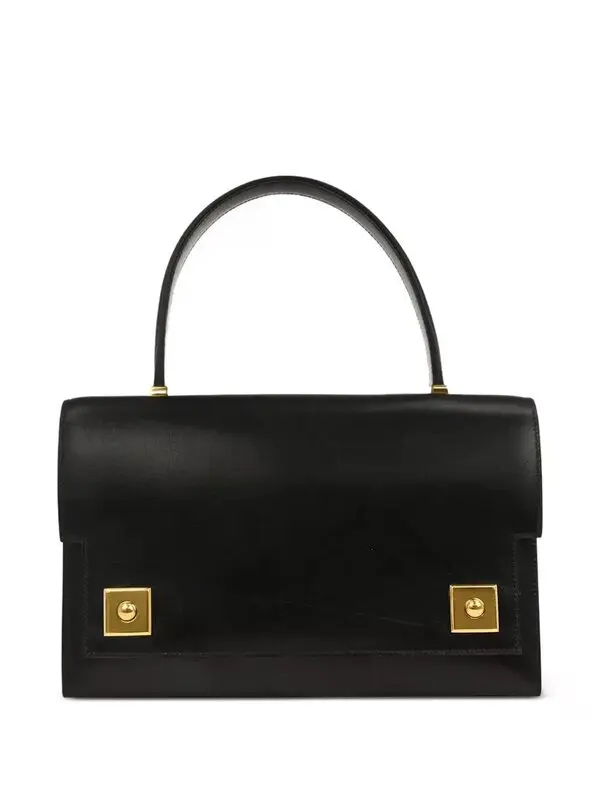 Hermès 1989 Piano Leather Handbag - Black