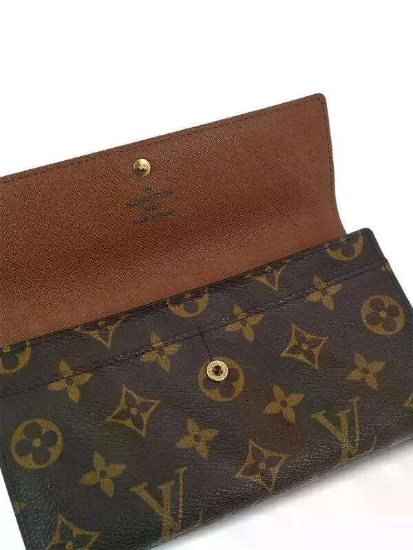 LOUIS VUITTON 2003 Monogram Porte Monnaie Credit Wallet