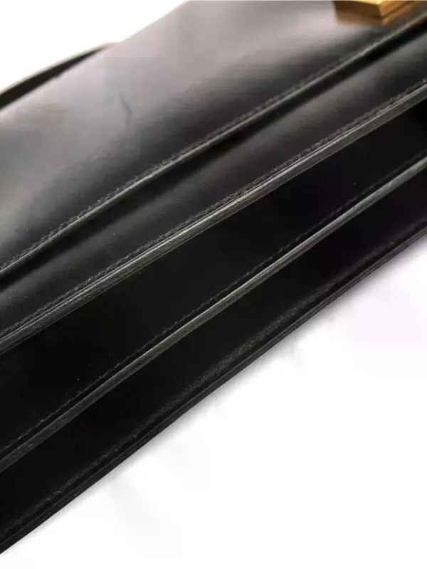 Hermès Piano Leather Handbag - Black