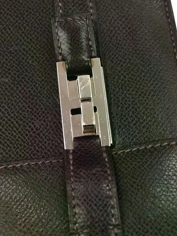 Hermès 2002 Drag 32 Leather Handbag