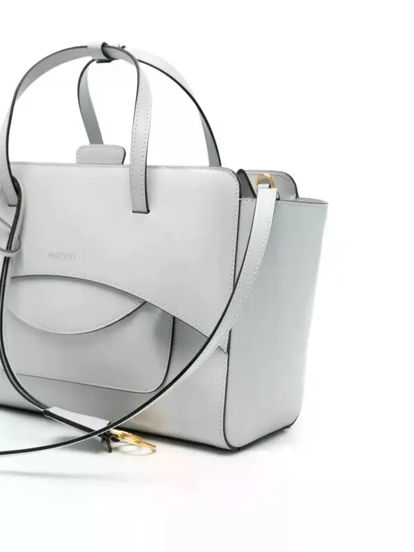 HIDESINS Flap M Logo-detail Tote Bag - Grey