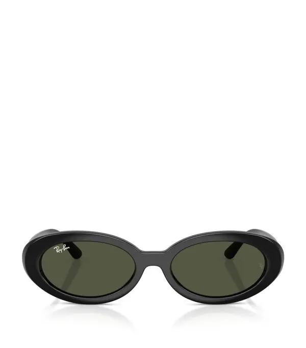 Ray-ban Rb2223 Oval Frame Sunglasses - Black