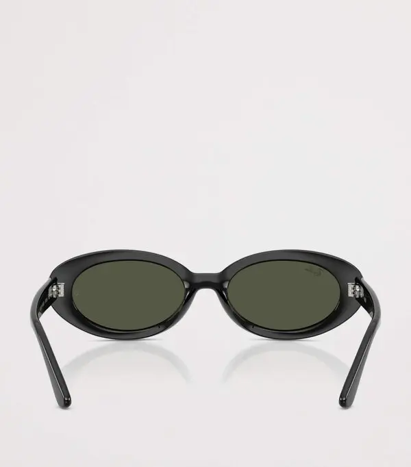 Ray-ban Rb2223 Oval Frame Sunglasses - Black