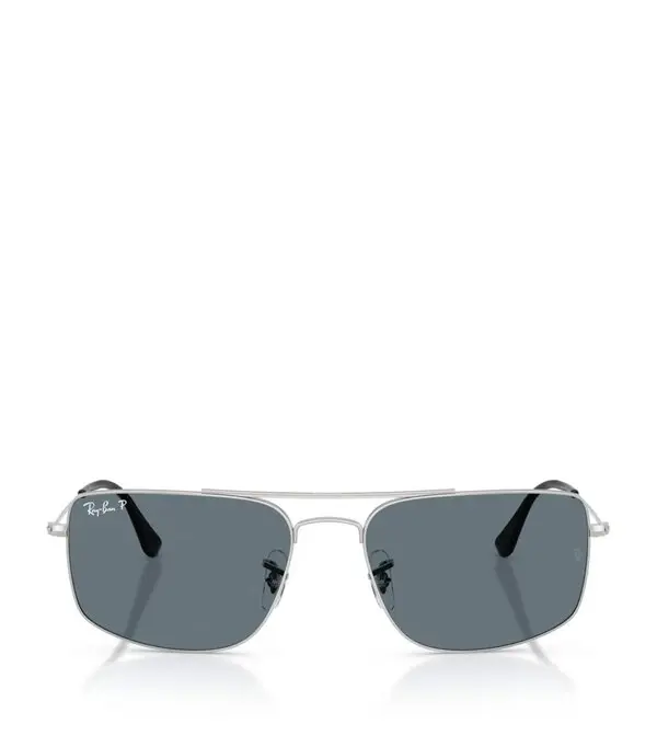 Ray-ban Explorer Iii Square Frame Sunglasses - Silver