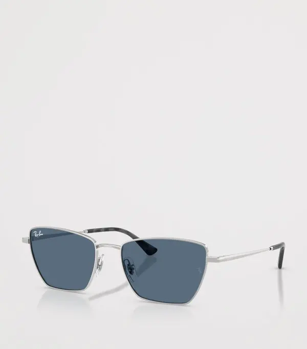 Ray-ban Metal Rb3783 Drea Sunglasses - Silver