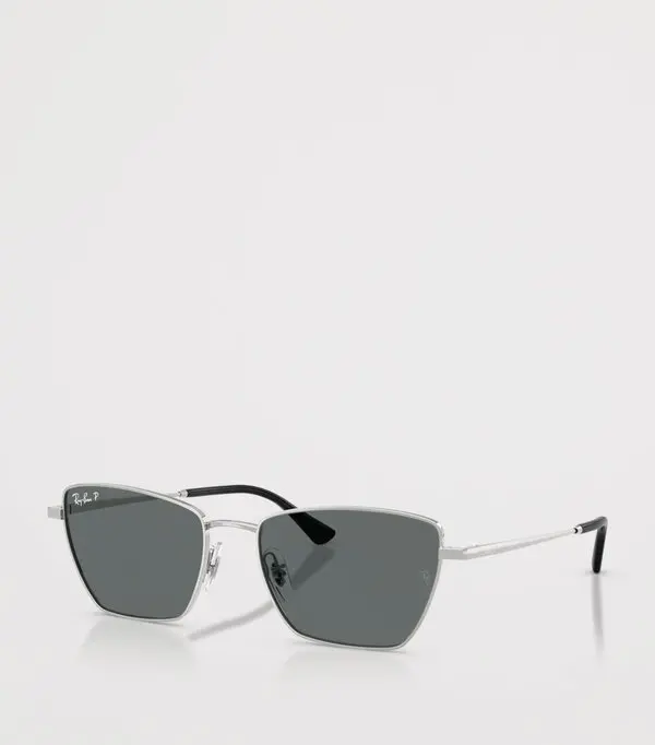 Ray-ban Metal Rb3783 Drea Sunglasses - Silver