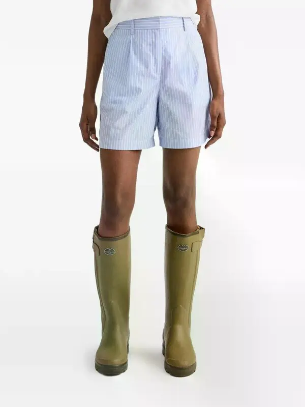 TWP Henry St Striped Pattern Shorts