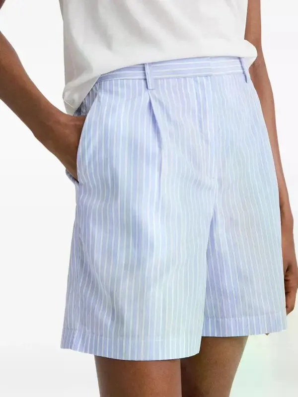 TWP Henry St Striped Pattern Shorts