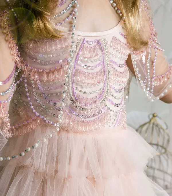 TUTU DU MONDE Embellished Blushing Horizon Cape
