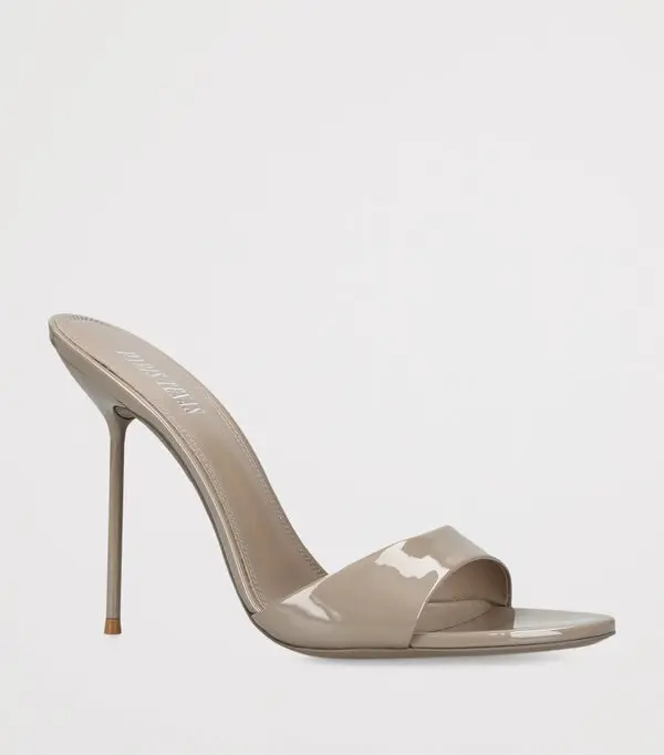Paris Texas Patent Leather Lidia Mules 105 - Brown