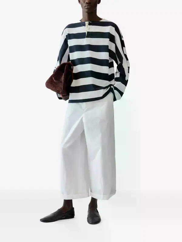 Jacquemus The Marinière Striped Long-sleeve T-shirt - Blue