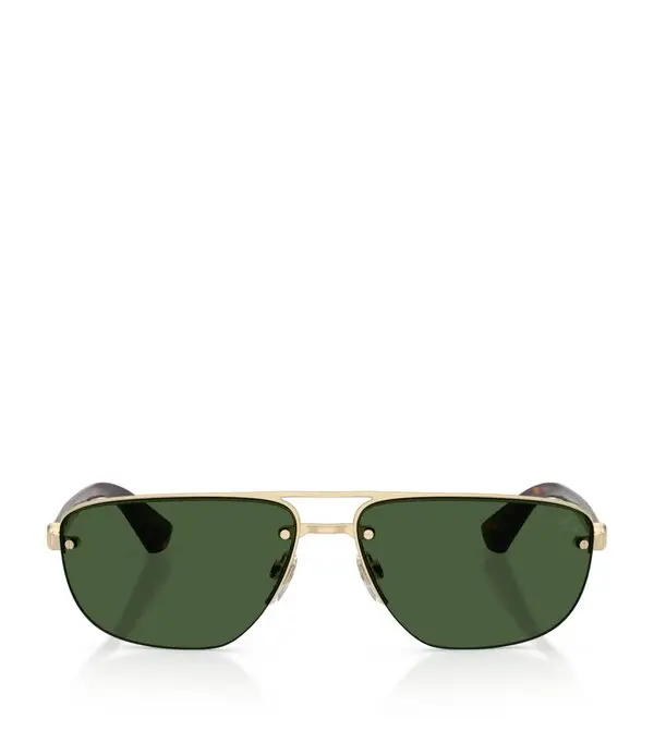 Burberry Aviator Sunglasses - Gold