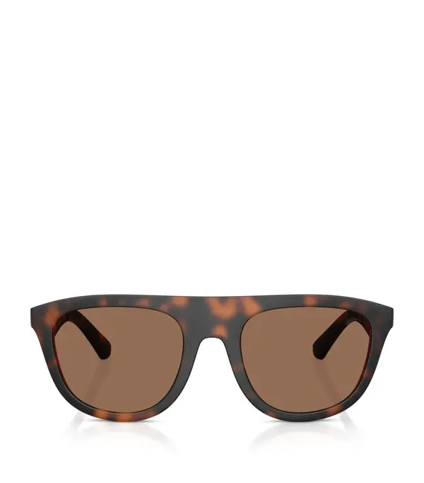 Burberry Acetate Square Frame Sunglasses - Brown