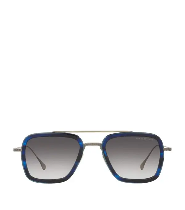 Dita Titanium Aviator Sunglasses - Blue