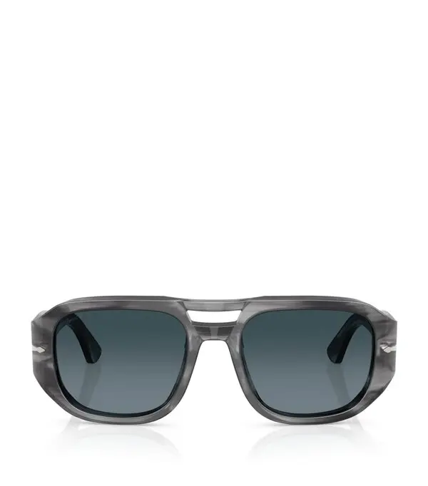 Persol Acetate Pilot Sunglasses - Grey