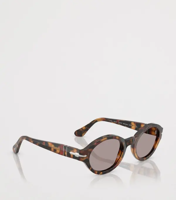 Persol Acetate Loris Oval Sunglasses