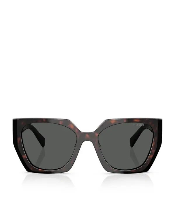 Prada Acetate Rectangle Sunglasses - Grey