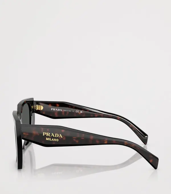 Prada Acetate Rectangle Sunglasses