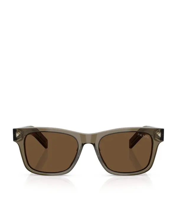 Prada Rectangle Sunglasses - Brown