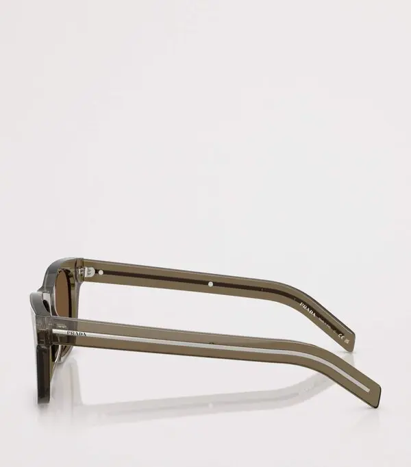 Prada Rectangle Sunglasses - Brown