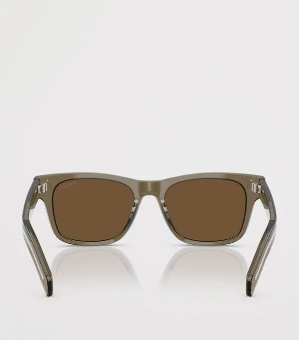 Prada Rectangle Sunglasses - Brown
