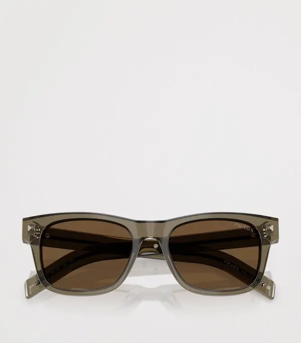Prada Rectangle Sunglasses - Brown