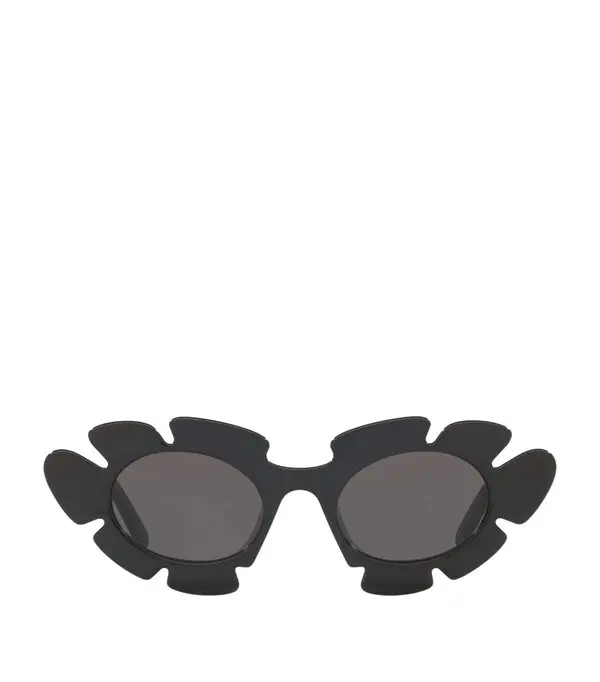 Loewe Flower Sunglasses - Green