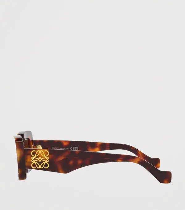 Loewe Rectangular Tortoiseshell Sunglasses - Brown
